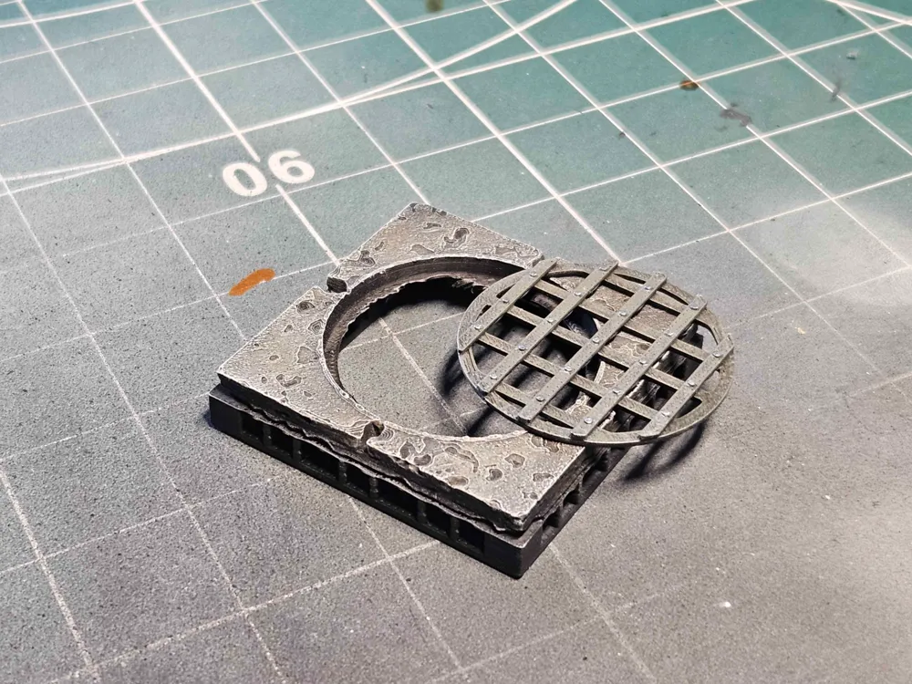 OpenForge Cut Stone Circular Grate Remixed by Yandalf MakerWorld ...