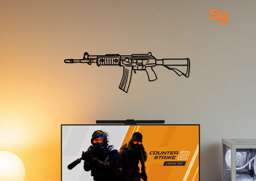 Galil AR CSGO/CS2 Wall Art - Free 3D Print Model - MakerWorld