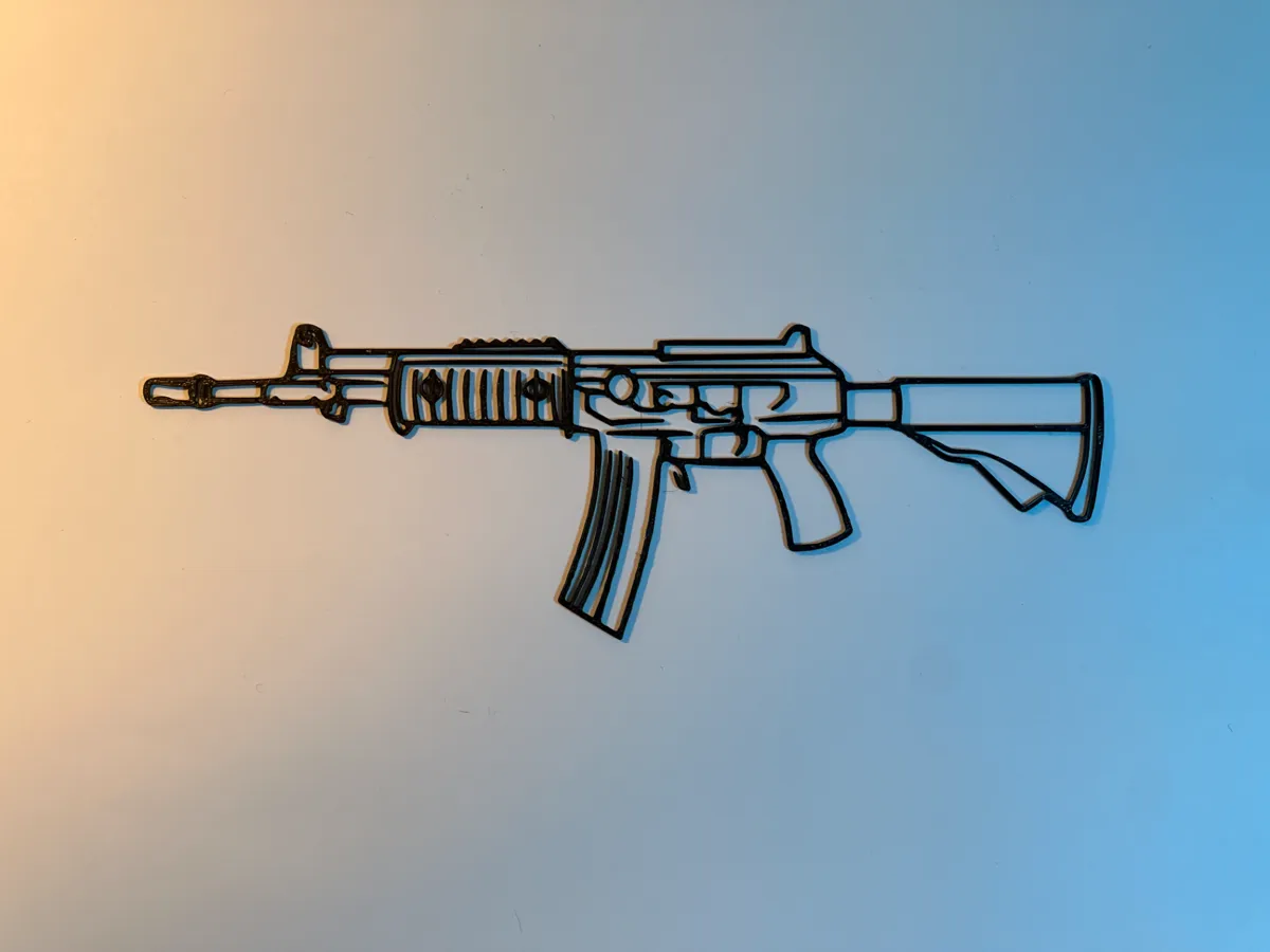 Galil AR CSGO/CS2 Wall Art - Free 3D Print Model - MakerWorld
