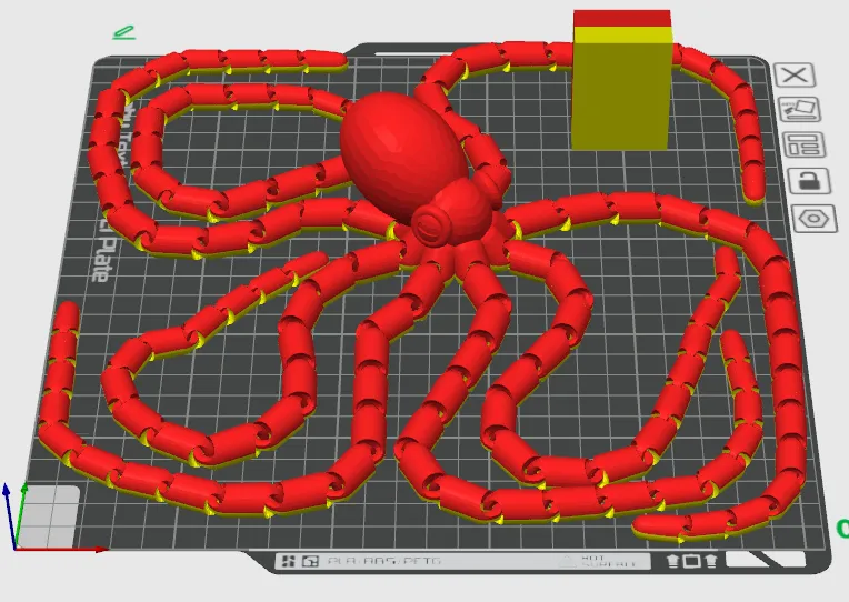 Articulating octopus long tentacles by Jacob Gladwin MakerWorld ...