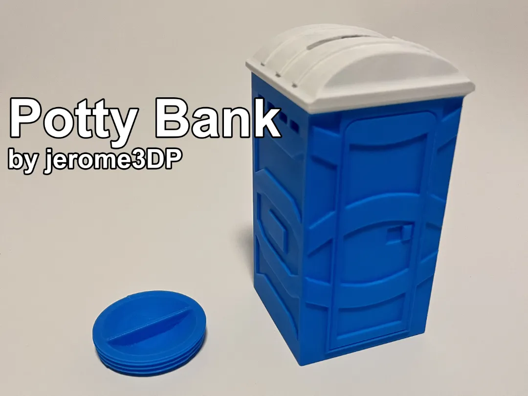 Piggy bank - Porta potty - Free 3D Print Model - MakerWorld
