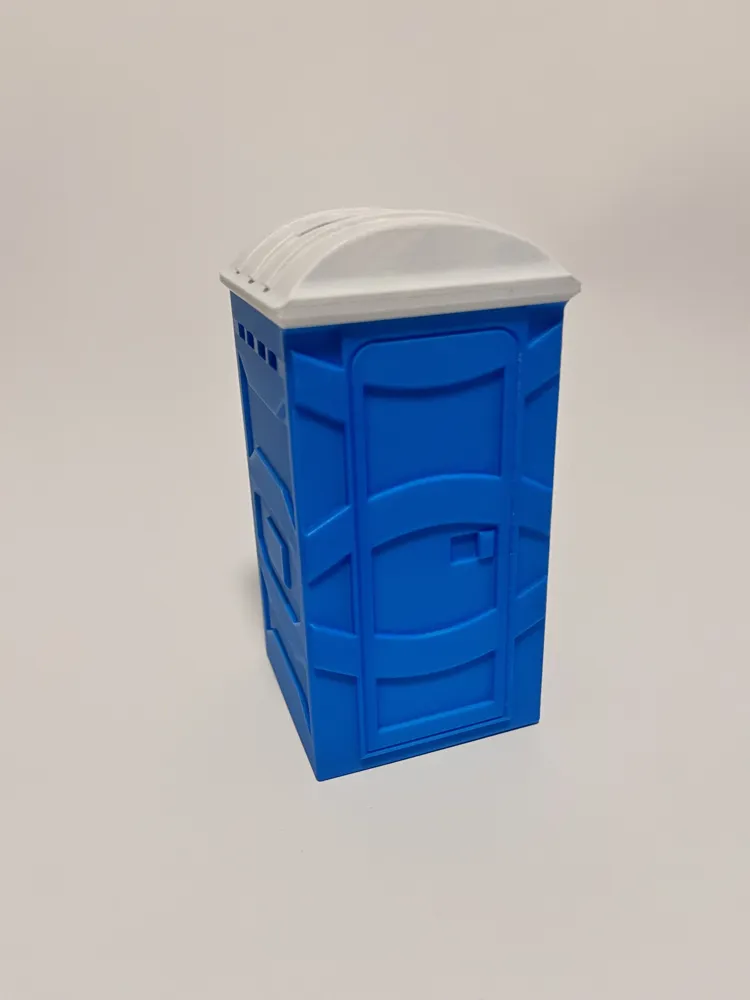Piggy bank - Porta potty - Free 3D Print Model - MakerWorld