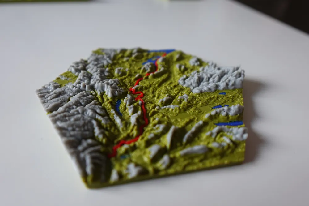 Gerador de Mapas de Trekking e Ciclismo | TrailPrint3D - Modelo ...