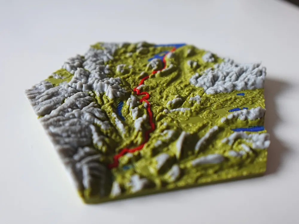 Hiking and Cycling Map Generator | TrailPrint3D by EmGi MakerWorld ...