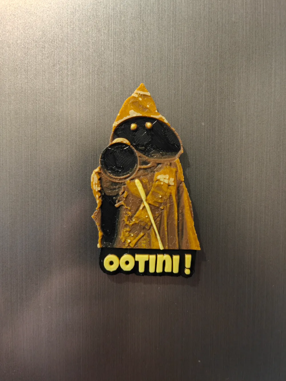 Star wars Jawa "OOTINI" Fridge magnet by crabstiks - MakerWorld