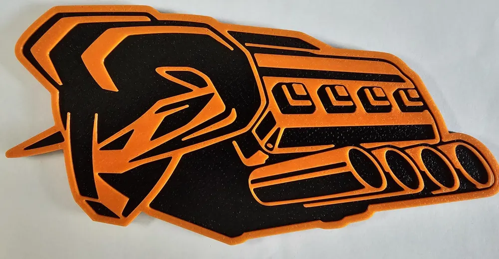 Symbol of Protest Toolbox Badge for HEMI V8 Rams - Free 3D Print Model ...