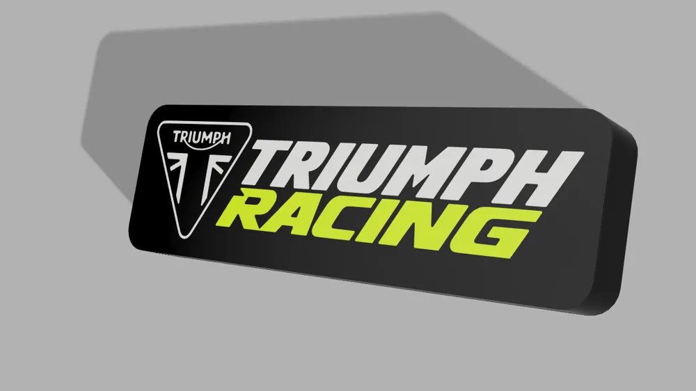 lightbox triumph racing - Free 3D Print Model - MakerWorld