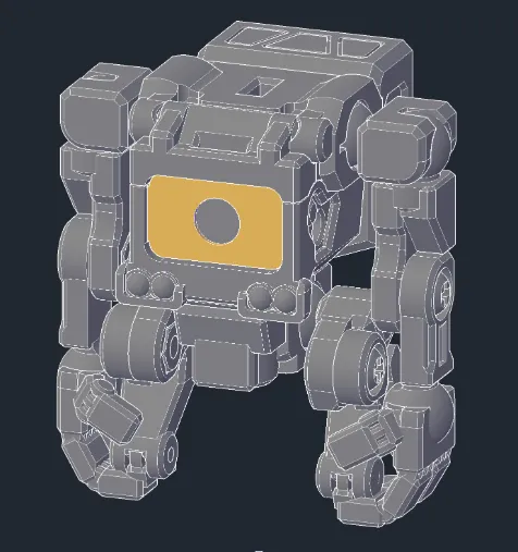 HAN Titan-5 M.A.X movable Mecha by HAN design MakerWorld: Download Free 3D Models