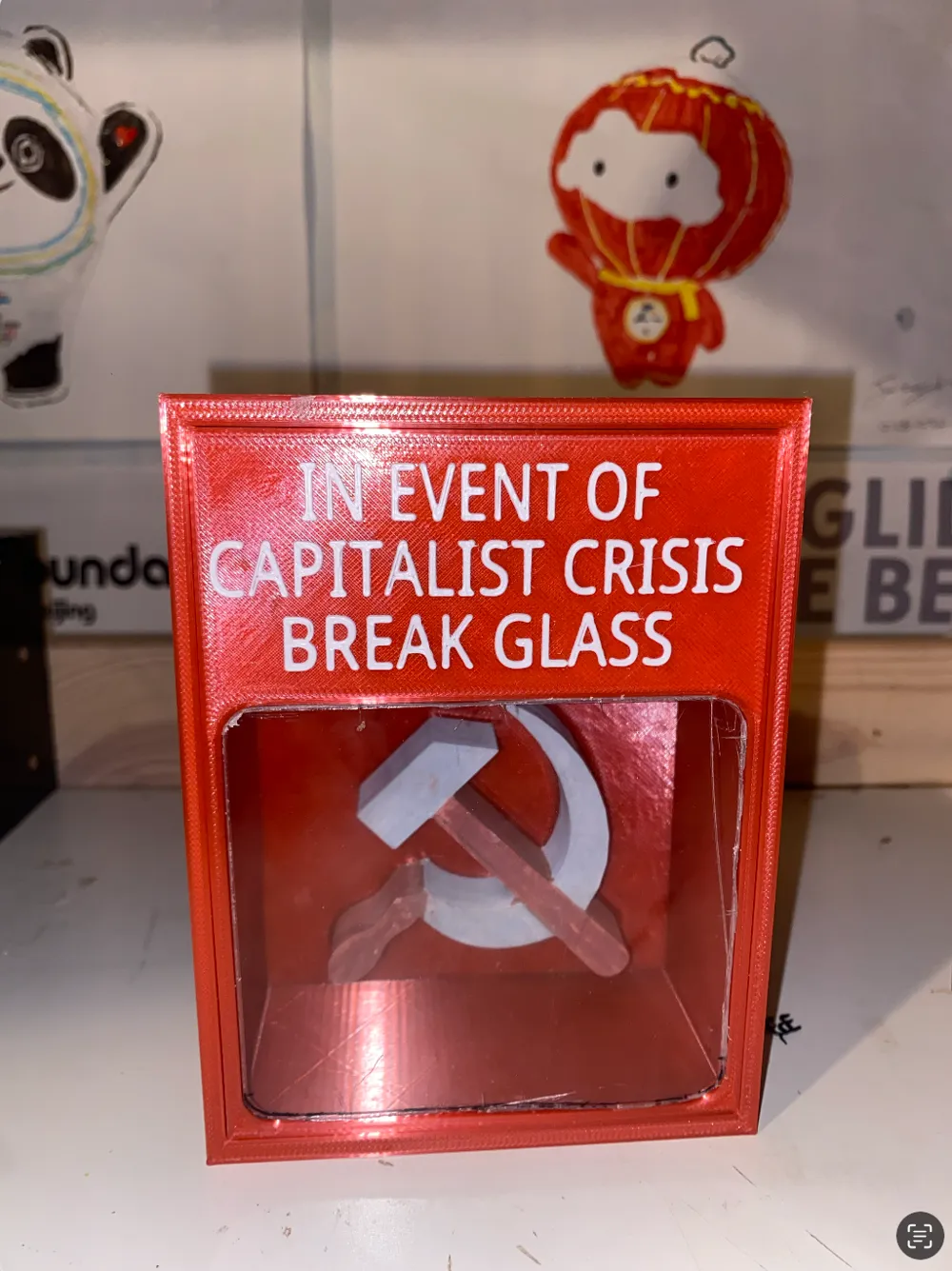 In event of capitalist crisis break glass meme - Free 3D Print Model ...