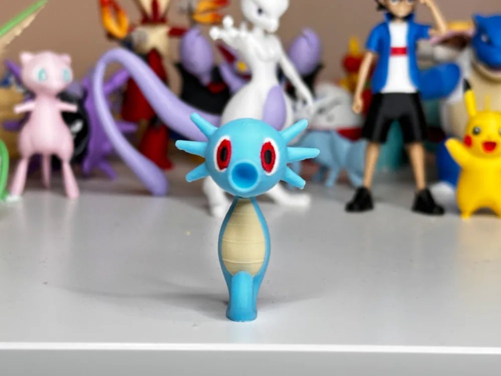 Horsea (Pokemon) Multipart 40mm tall - Free 3D Print Model - MakerWorld