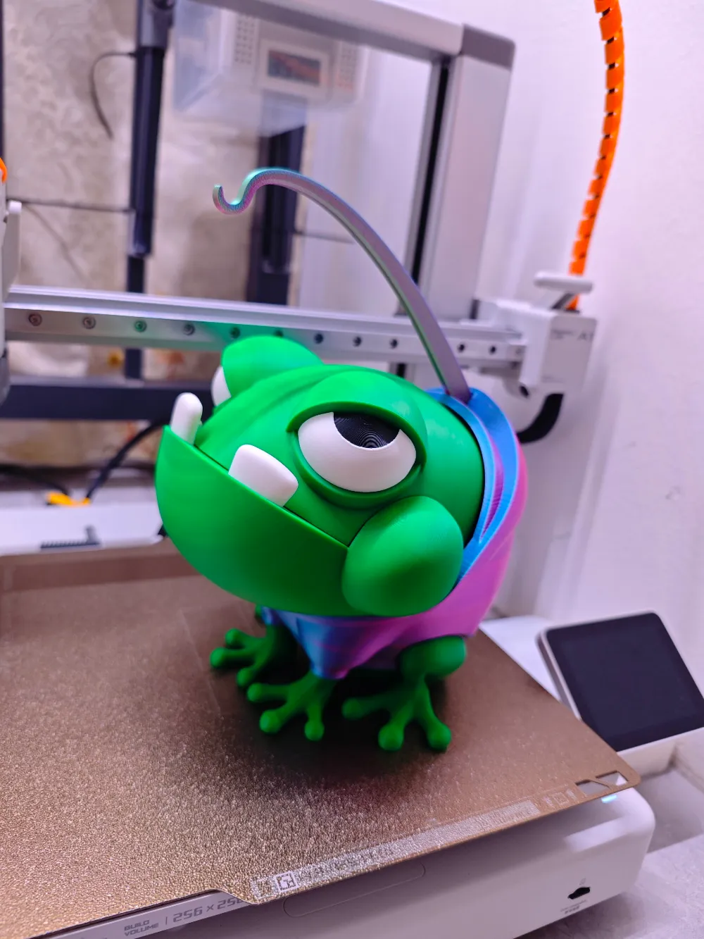 Cute Frog Storage Box Organizer called "Kusari Frog" by KK - MakerWorld