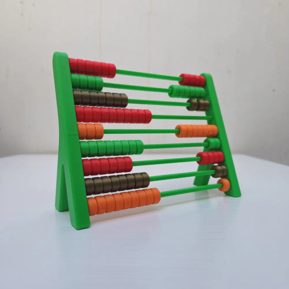 Color Counting Abacus - Free 3D Print Model - MakerWorld