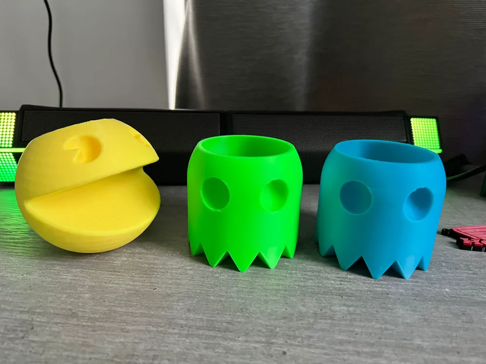 Pacman and Ghosts - Pot Plant Remixed by Luc1f3r - MakerWorld