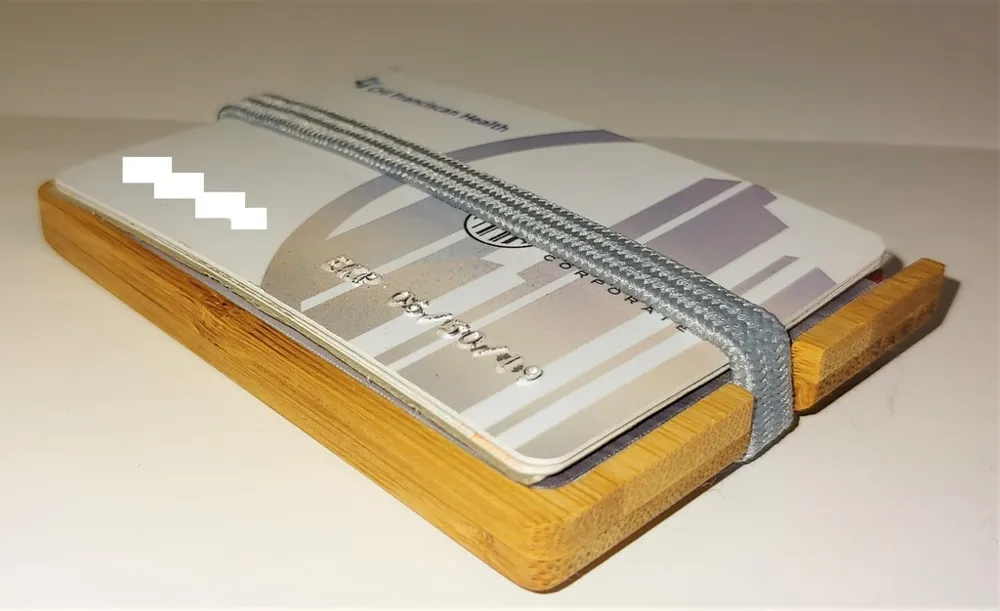 2D/3D Parametric Slim Wallet for 3D Printer/CNC Router/Laser by Matthew ...