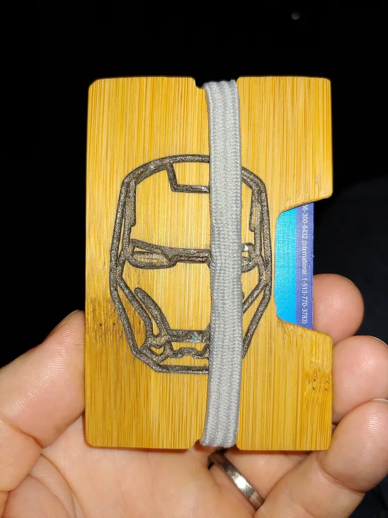 2D/3D Parametric Slim Wallet for 3D Printer/CNC Router/Laser by Matthew ...