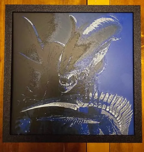 Xenomorph Hueforge picture by DragonsDream3D - MakerWorld