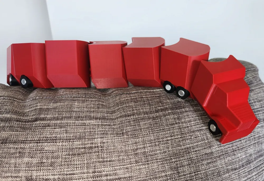 Flexi American semi truck - Free 3D Print Model - MakerWorld