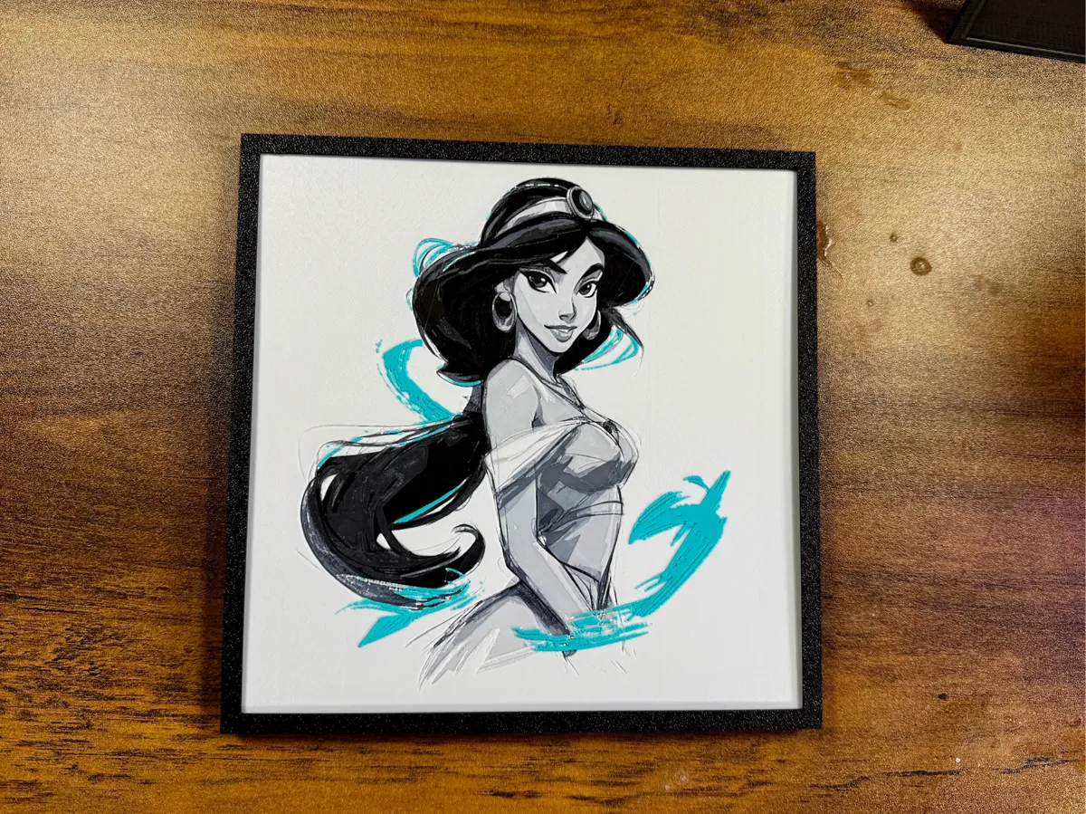 Jasmine – Princess Majesty with a Pop of Magic - Free 3D Print Model ...