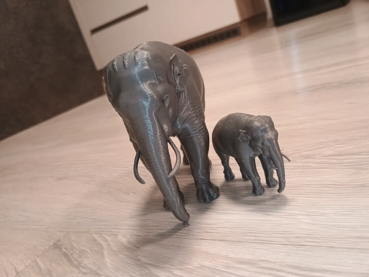 Elephant – Realistic Miniature Model - Free 3D Print Model - MakerWorld