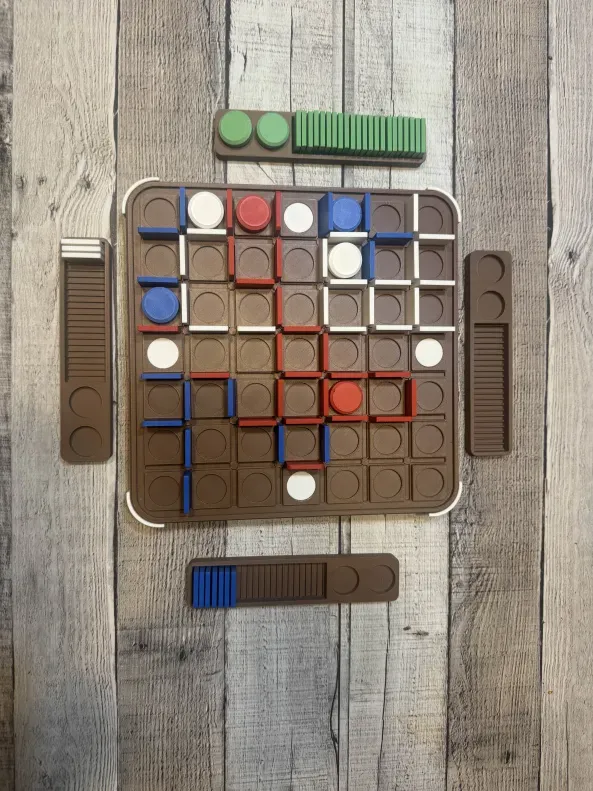 The Wall Rhythm Board Game - Free 3D Print Model - MakerWorld