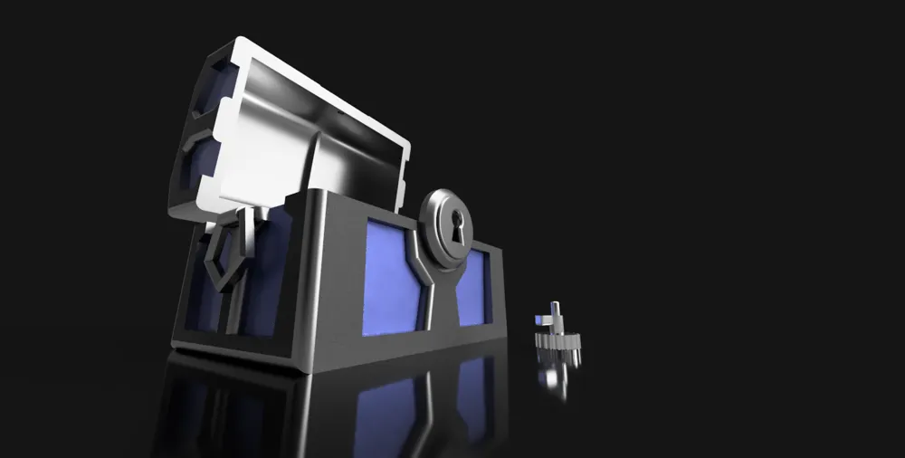 Fortnite Rare chest with locking mechanism - Free 3D Print Model ...