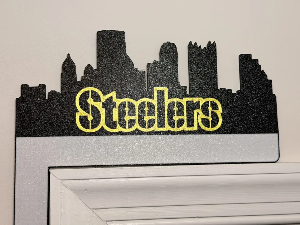 Steelers Door Corner by CPTMRGN MakerWorld: Download Free 3D Models