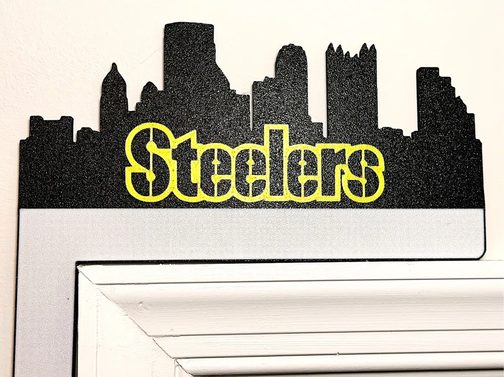 Steelers Door Corner by CPTMRGN MakerWorld: Download Free 3D Models