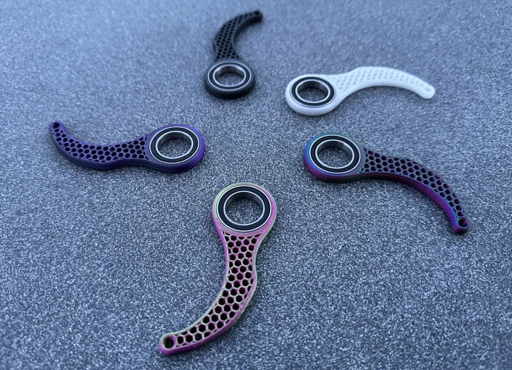 Keyrambit Keychain Keyspinner – Extended Version by Nicek - MakerWorld