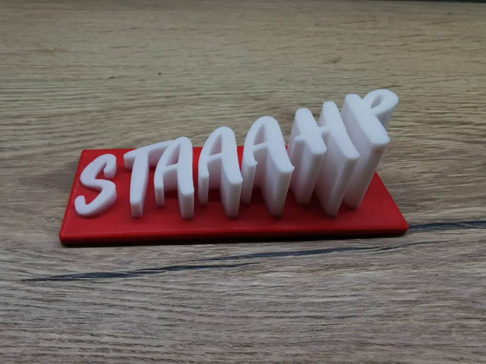 Door stopper STAAAHP by x3mnexus - MakerWorld