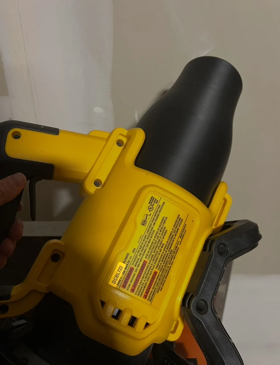 Dewalt DCBL720 Short Nozzle Blower - Free 3D Print Model - MakerWorld