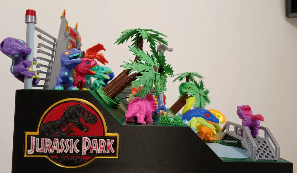 Jurassic World Funko Pop Kinder Dinosaur Diorama - Free 3D Print Model ...