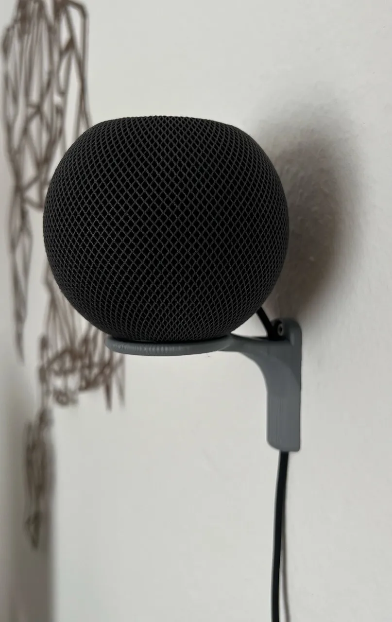 HomePod mini wall mount removable cable by Karl XXX - MakerWorld