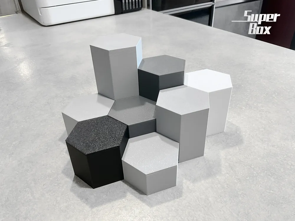 Súper Caja - Expositor de Figuras Parametrizable Apilable con ...