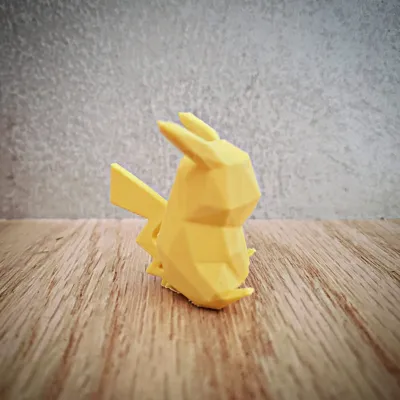Pikachu - low poly (pokemon) by Jefflynn - MakerWorld