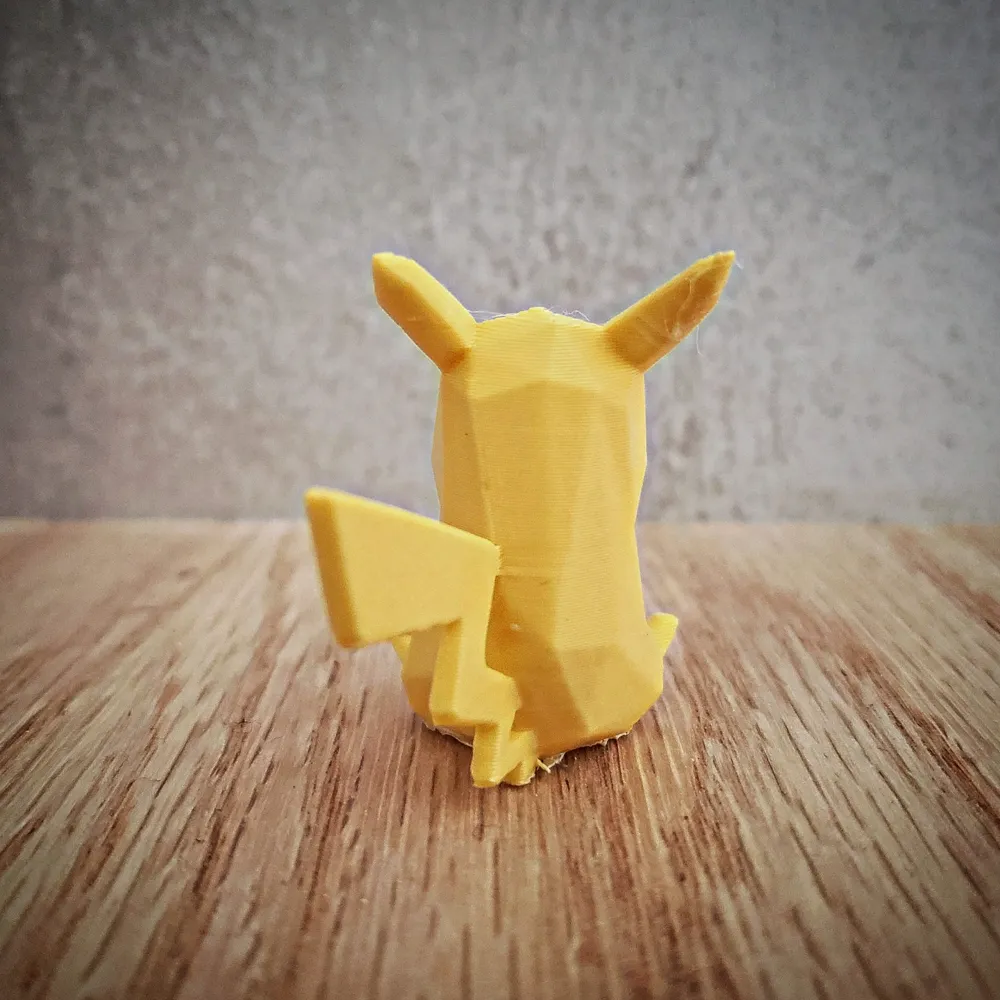 Pikachu - low poly (pokemon) by Jefflynn - MakerWorld