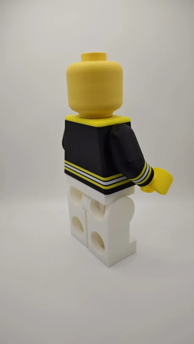 NHL Brick Man - Boston Bruins (500%) - Free 3D Print Model - MakerWorld