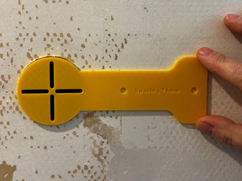 71mm Precision Drill Guide | Double Box Template - Free 3D Print Model ...