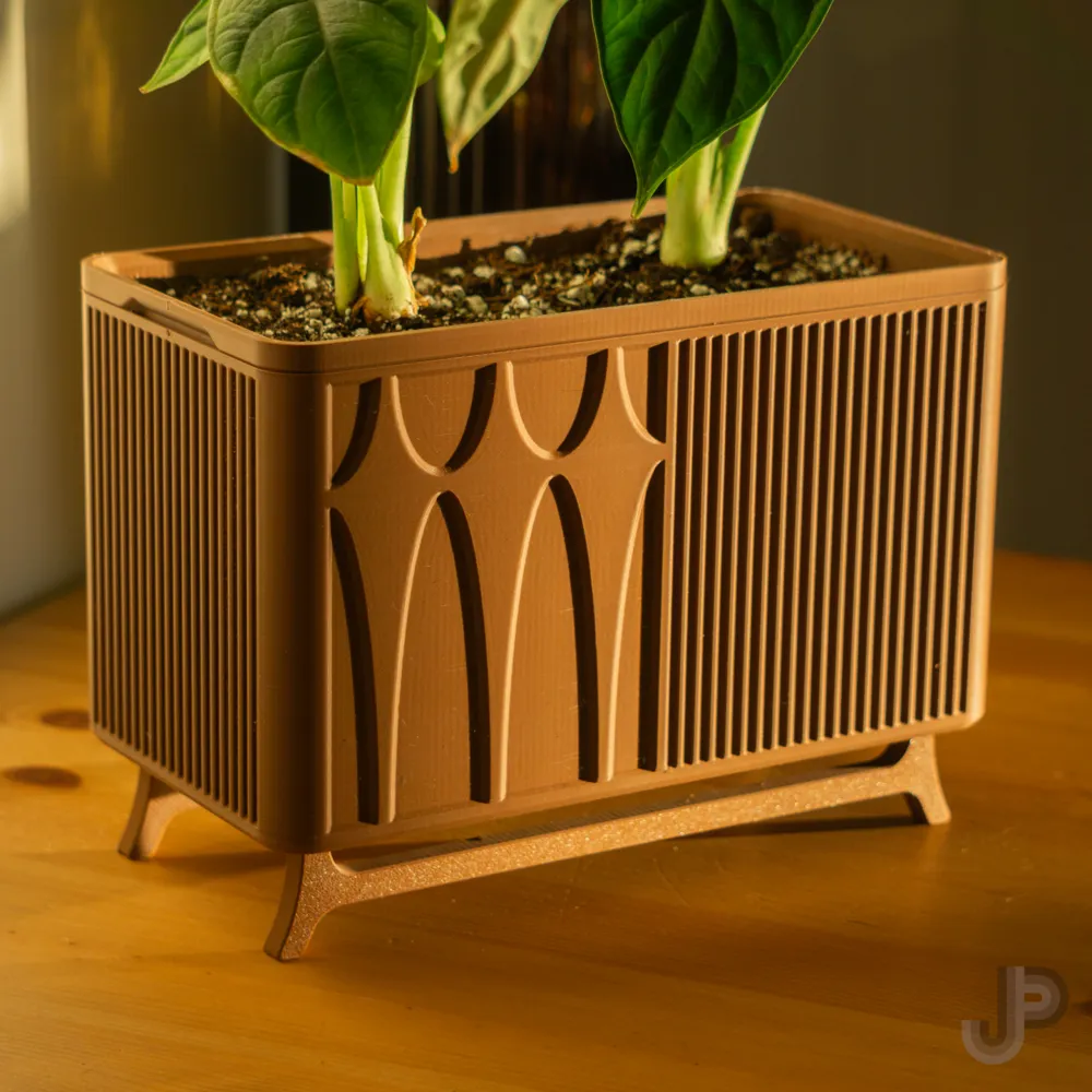 Brasilia Planter, Mid-Century Modern Plant Pot by Jordan Proctor ...