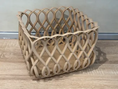 Chunky Farmhouse Fruit Basket - Free 3D Print Model - MakerWorld