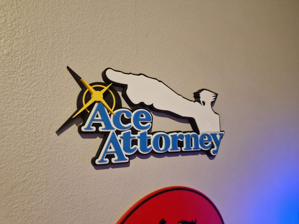 Ace Attorney Sign by PugGamer - MakerWorld