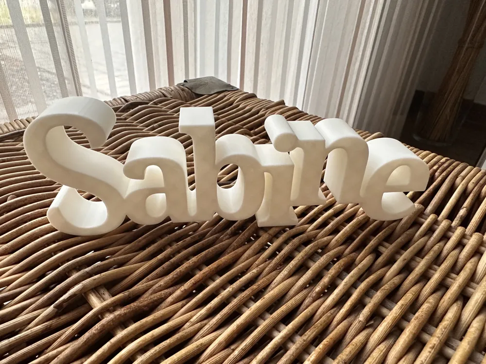 Name Sabine - Sign Decor Display by Th_E_de_VilleMakerWorld: Download ...
