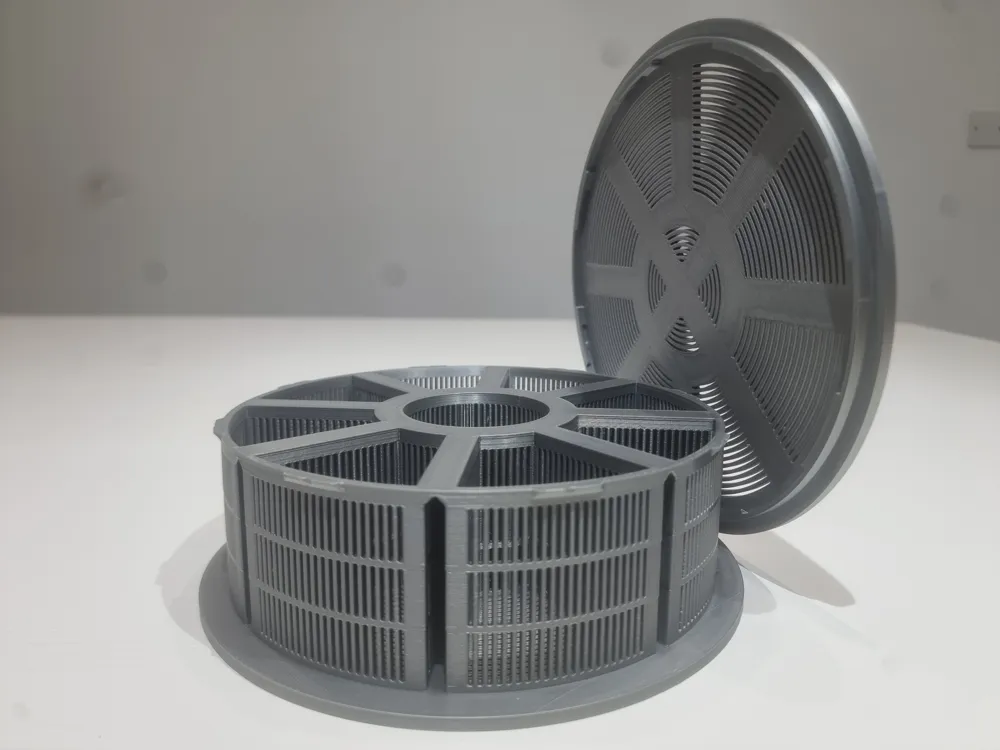 High Air Flow Desiccant/Silica Drying Spool - Free 3D Print Model ...