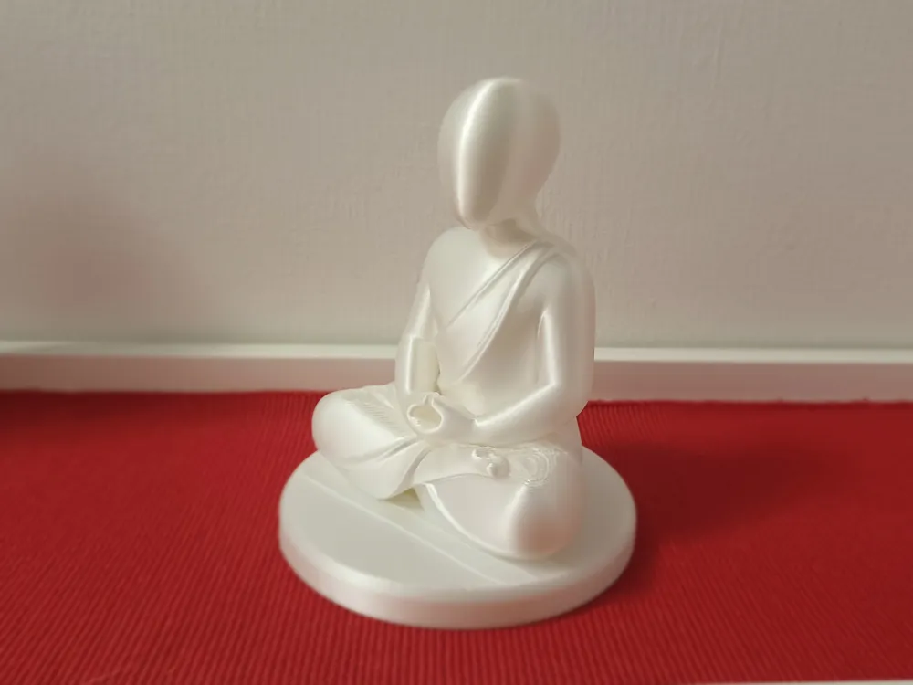 Minimalist Meditation Figure - Free 3D Print Model - MakerWorld