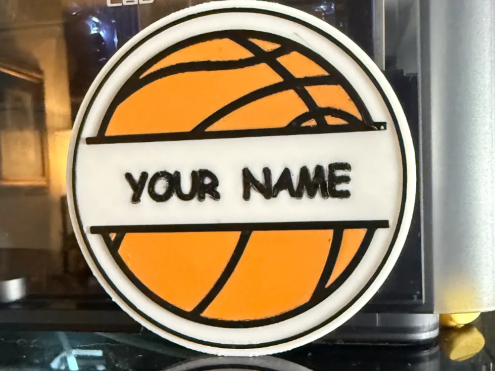 Editable Basketball coaster by 3DPrinting4fun MakerWorld: Download Free ...