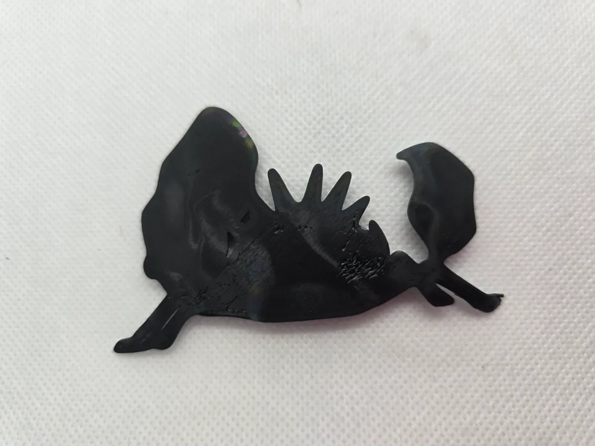 Kingler Silhouette - Pokemon #099 - Free 3D Print Model - MakerWorld