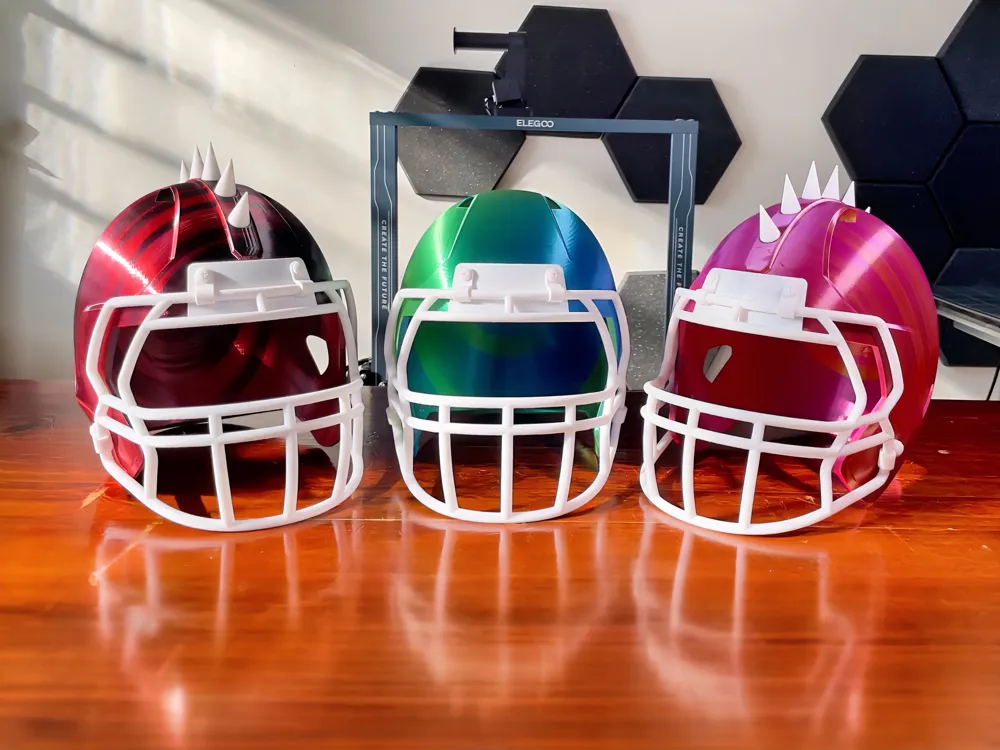 Wearable Football Helmet – PUNK & Standard - Free 3D Print Model ...