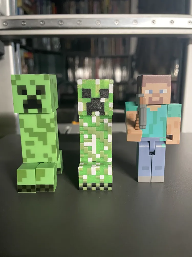 Minecraft Creeper Multicolor Figure By Jaebii by jaebii MakerWorld ...