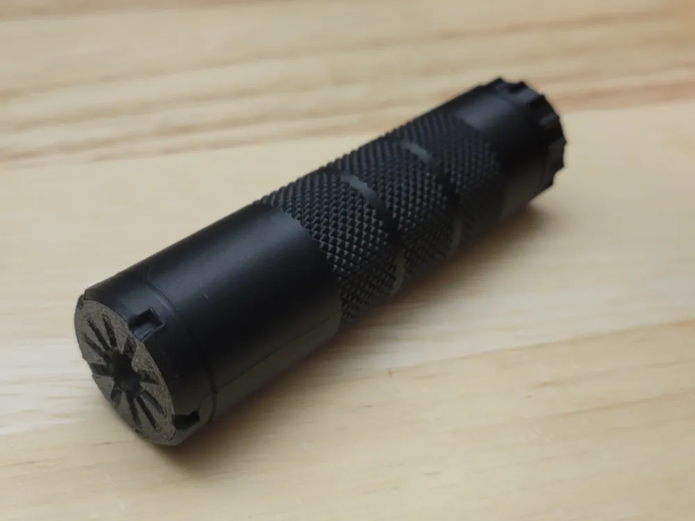 .25 Cal Air Rifle 1/2-20 Modifier / Silencer Tesla - Free 3D Print ...