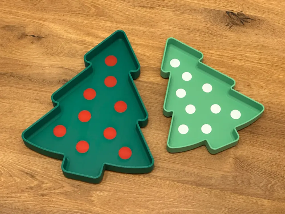 Christmas Tree Bowl / Tray by Maxx Design MakerWorld: Download Free 3D Models