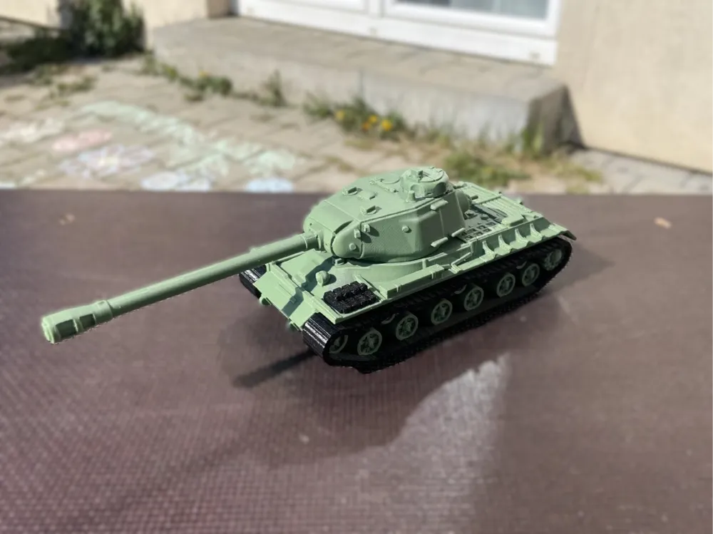 IS-2 soviet WW2 tank Remixed by Jerryie MakerWorld: Download Free 3D Models